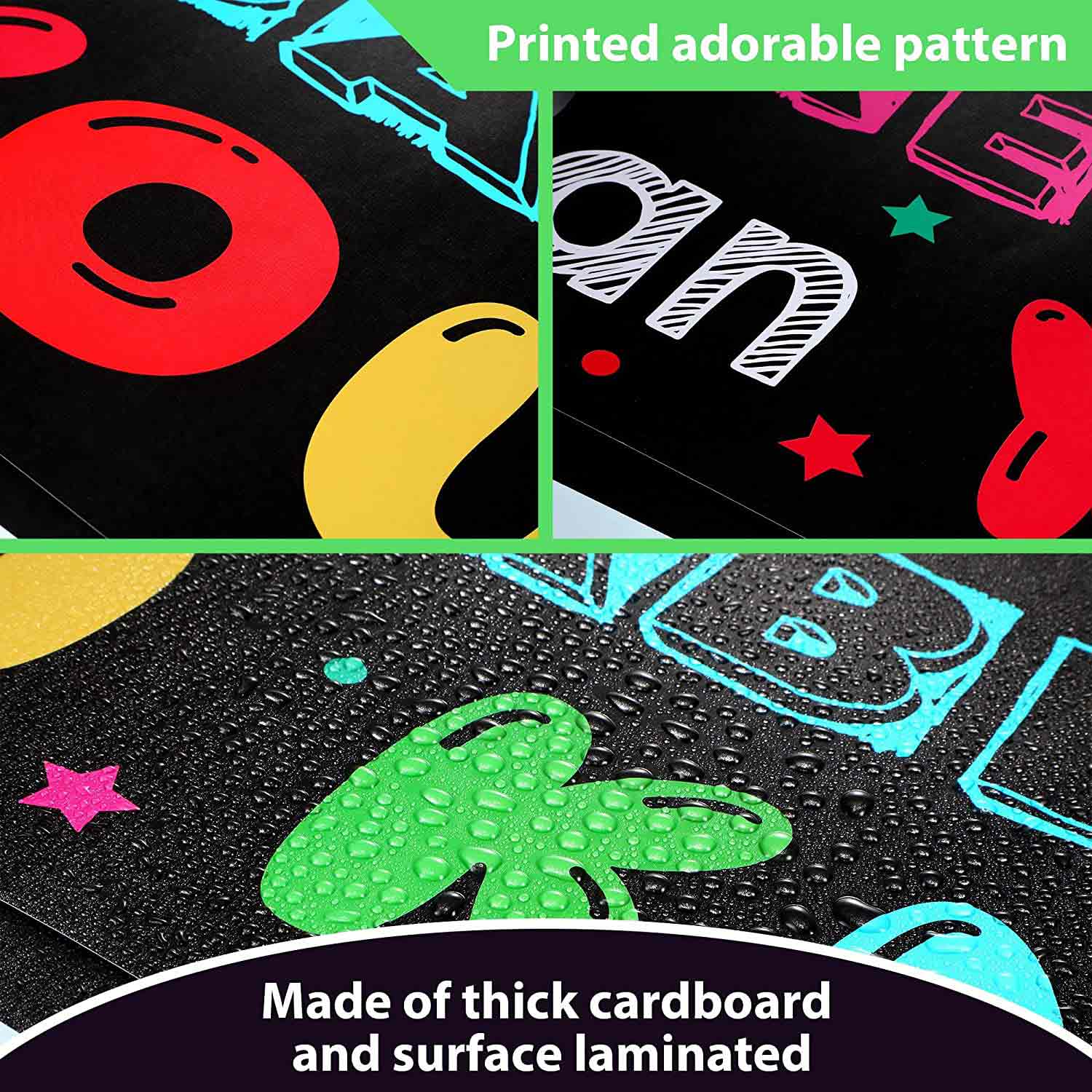 2 Pack Motivational Classroom Banner Poster Positive Banner ...