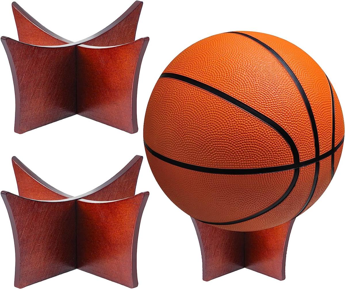 3 Pieces Basketball Stand Holder Football Stand Ball Display Stand ...