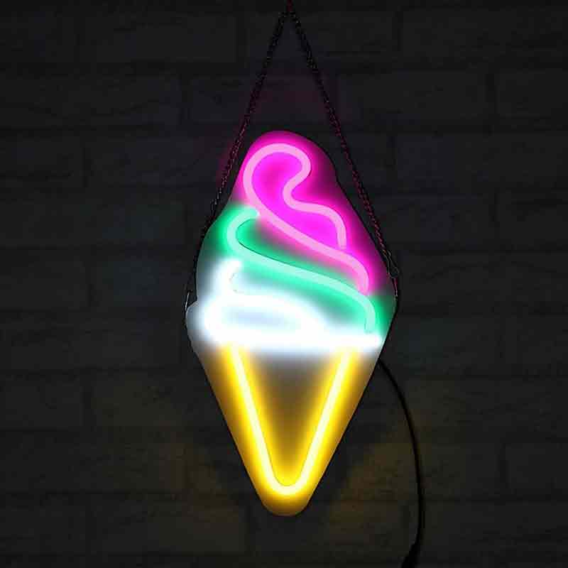 Ice cream , LED Neon Signs, Multicolor, Acylic - Best Price Arts