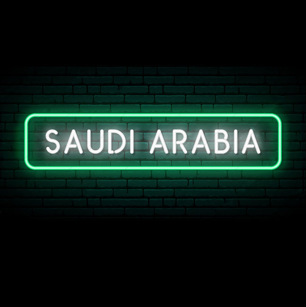 Saudi Arabia Letters, Qatar World Cup Decoration, LED Neon Sign, LED ...