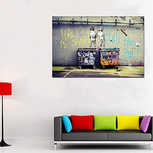 Wall Art Canvas Paintings HD Printed Abstract Street Art Posters and ...