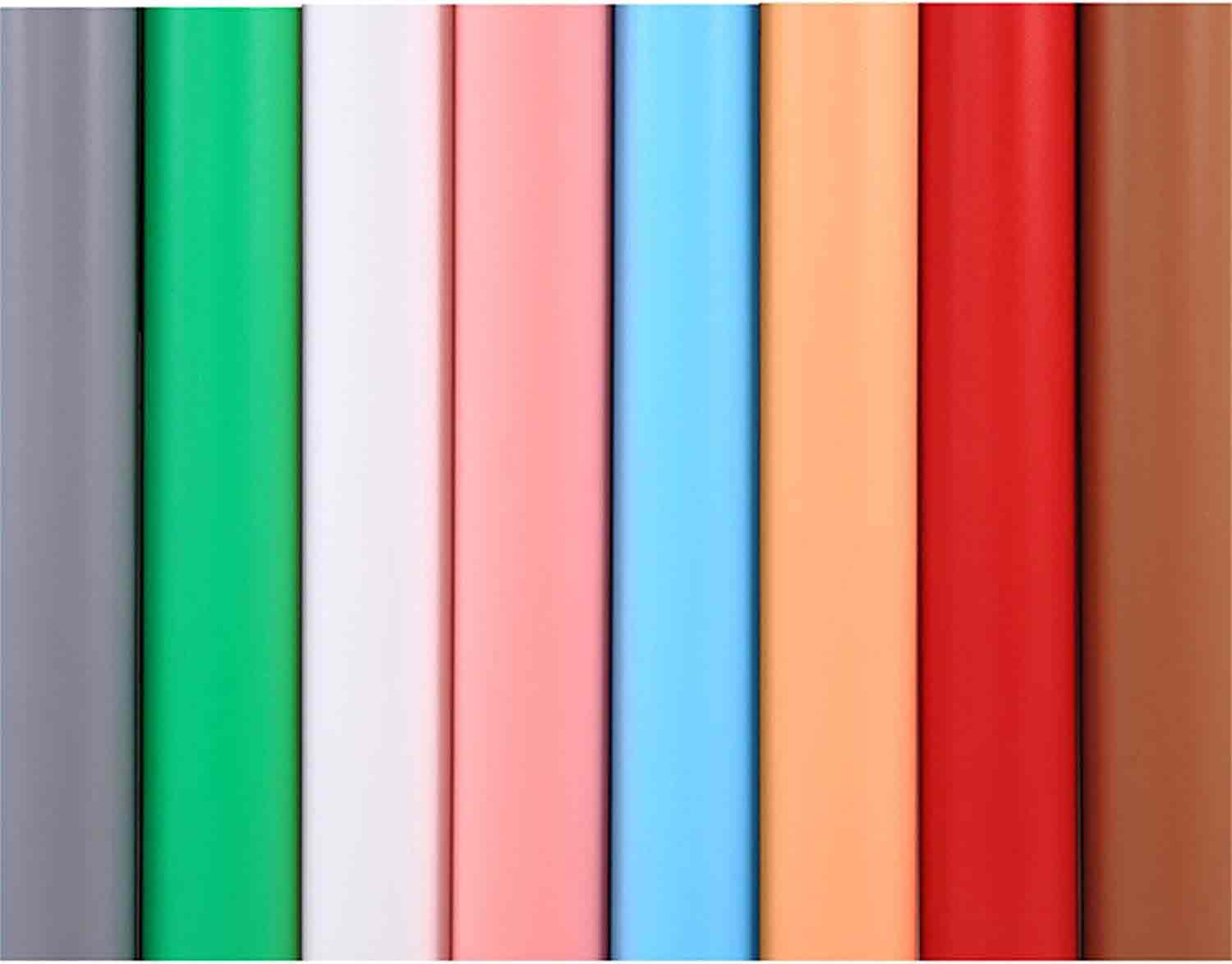 PVC Backdrops 8 Color Kit for Photography, Matte Vinyl Background ...