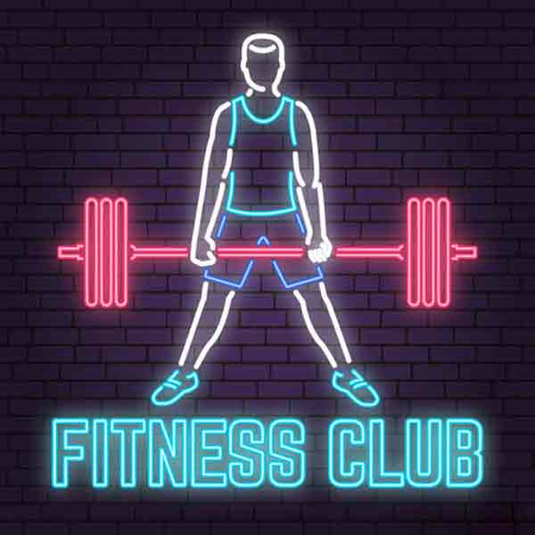 Fitness Club Neon Light, Sports Club, Bodybuilding, Fit, Gym ...