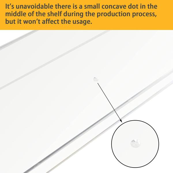 Clear Acrylic Shelf 15" Invisible Floating Wall Ledge Bookshelf, Kids ...