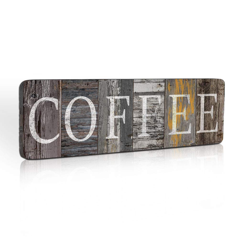 Coffee Sign Kitchen Decor Sign Printed Wall Hanging Coffee Bar Plaque ...